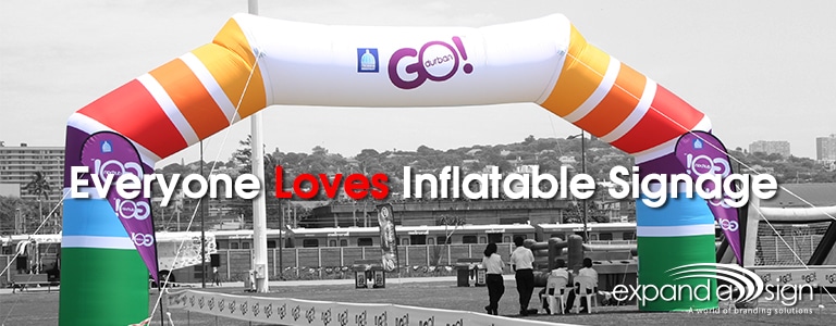 Everyone Loves Inflatable Signage - Expand a Sign